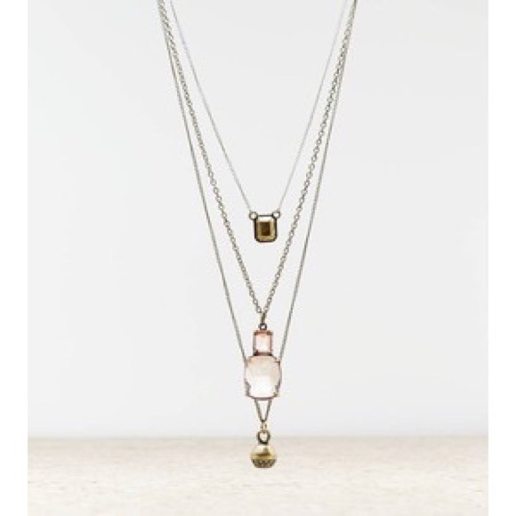 American Eagle Outfitters | Jewelry | Retro Aeo Triple Layer Jewel ...